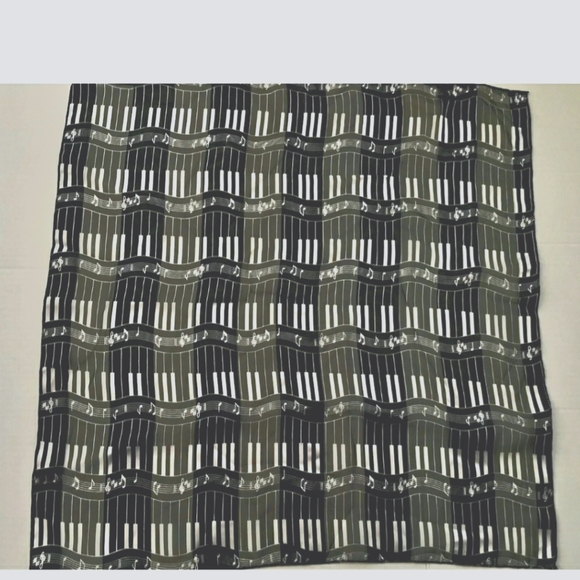 unbranded | Accessories | Piano Keyboard Scarf Black And White With ...